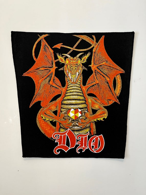 VERY RARE 1980's Dio Sacred Heart Vintage Back Patch … - Gem