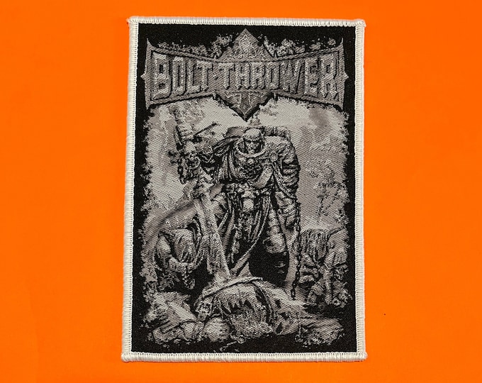 BOLT THROWER Spearchucker White Border Woven Patch - Etsy