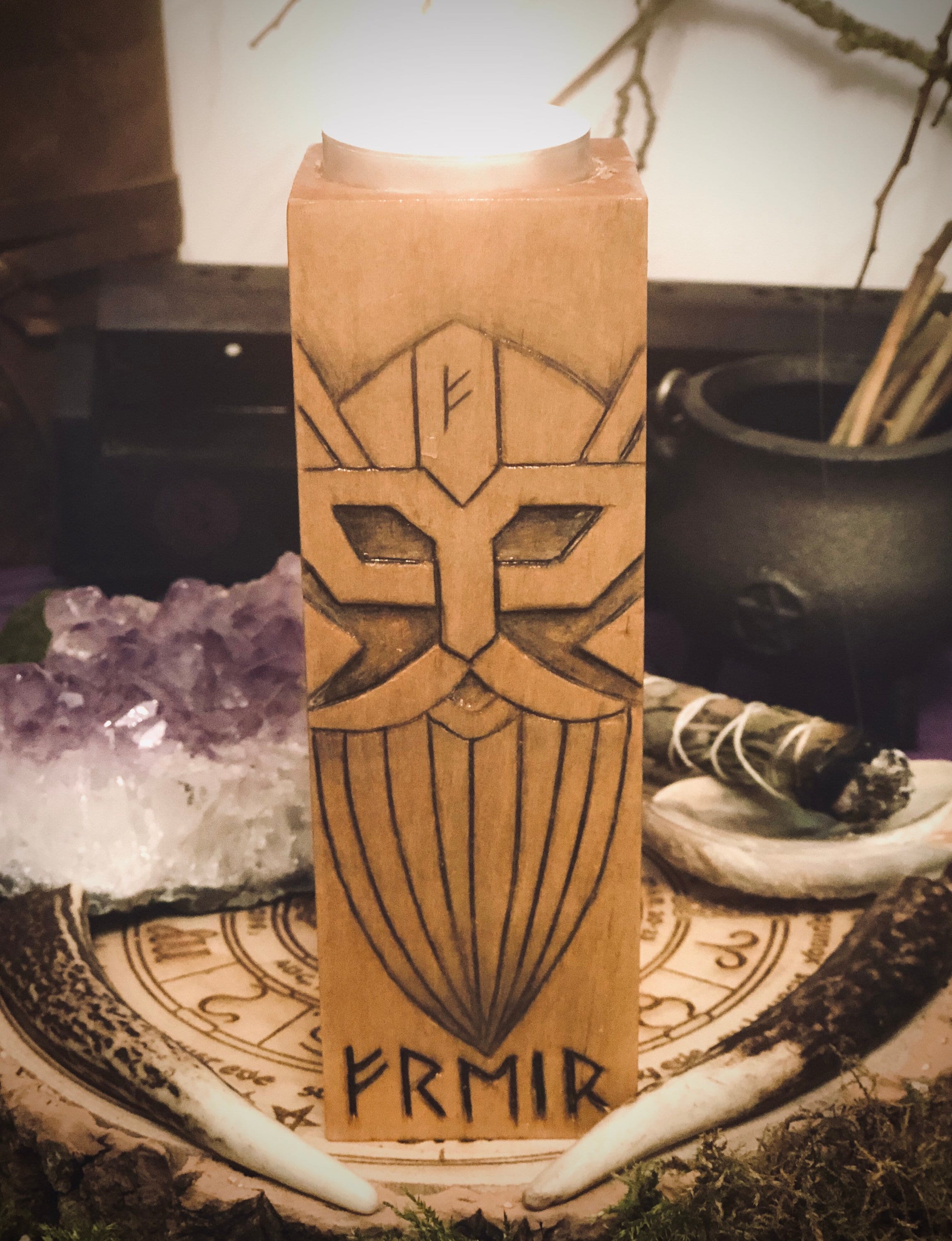 Frey Freyr Altar Tótem Mitología nórdica | Etsy