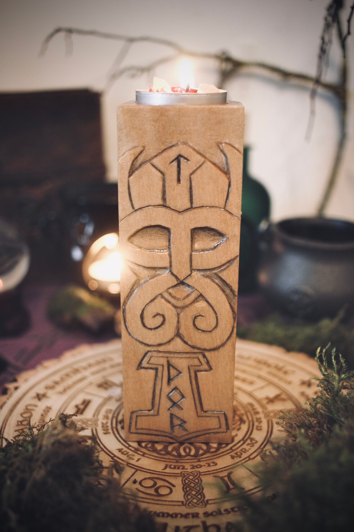 Thor Nordische Götter Altar Totem | Etsy