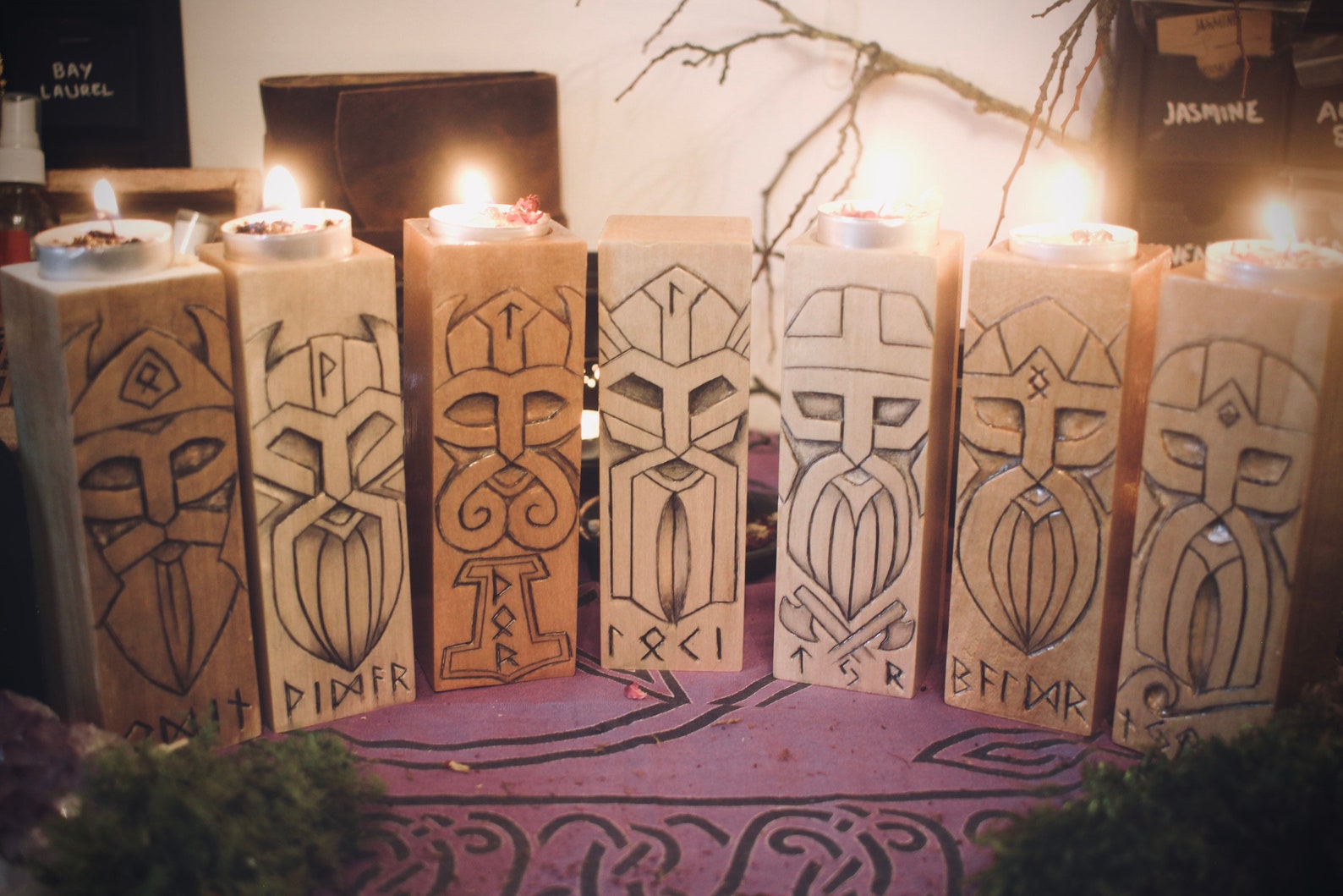 Thor Nordische Götter Altar Totem | Etsy