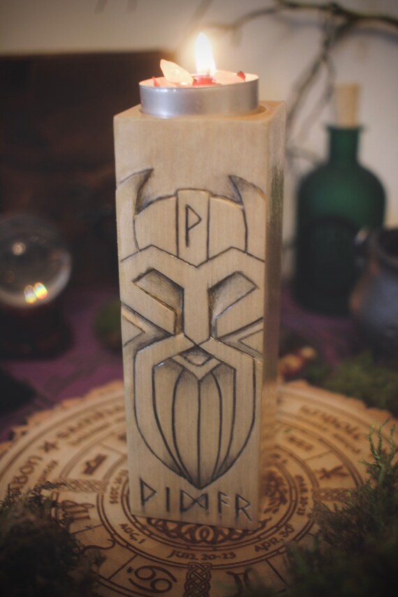 Vidar Norse Gods Alter Totem | Etsy