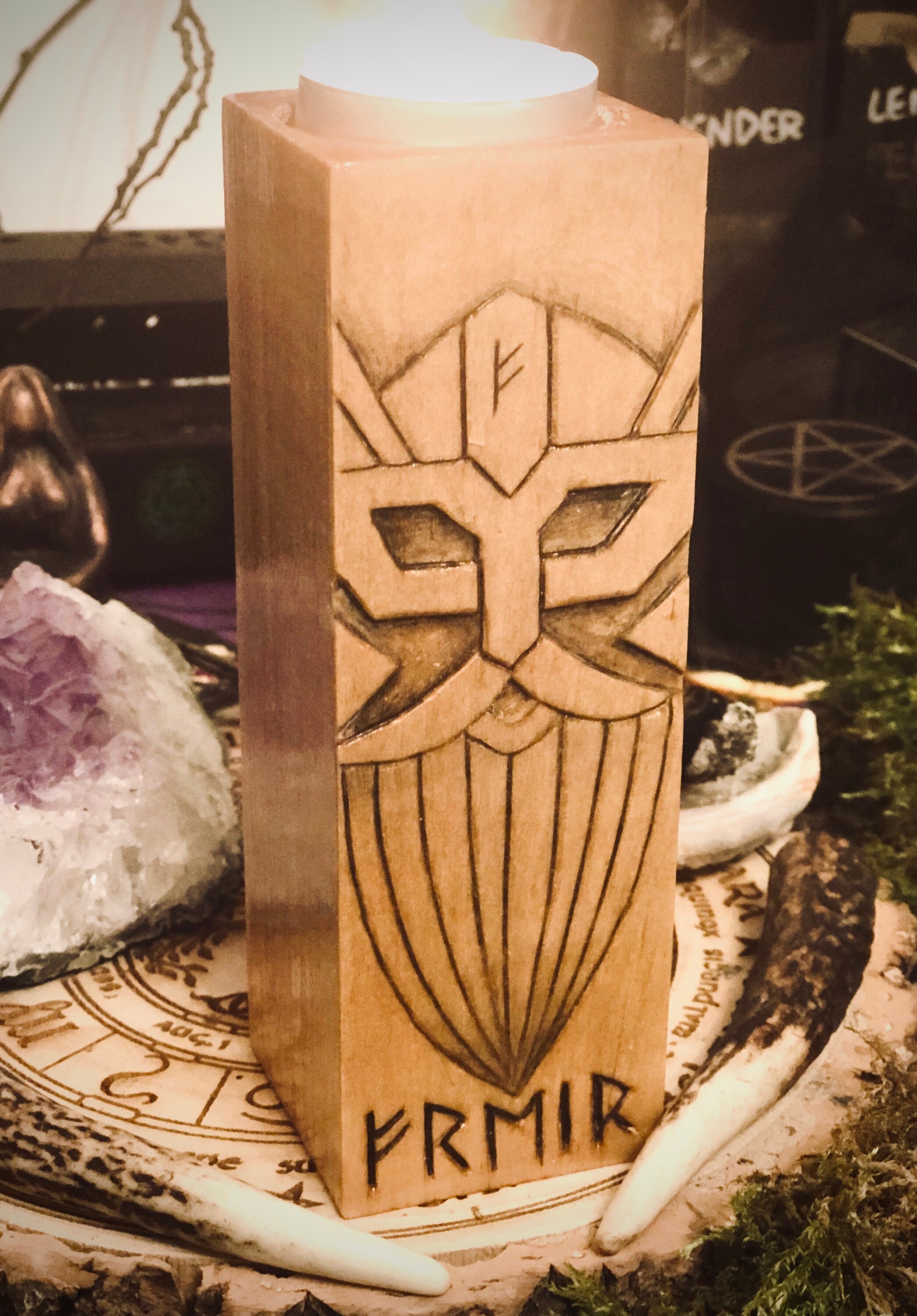 Frey Freyr Altar Tótem Mitología nórdica | Etsy