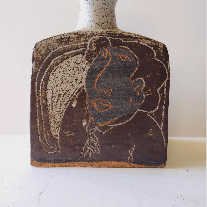Abstract Face Vase - Etsy