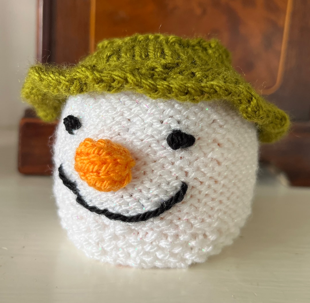 Snowman Chocolate Orange Cover - Knitting Pattern - Etsy UK