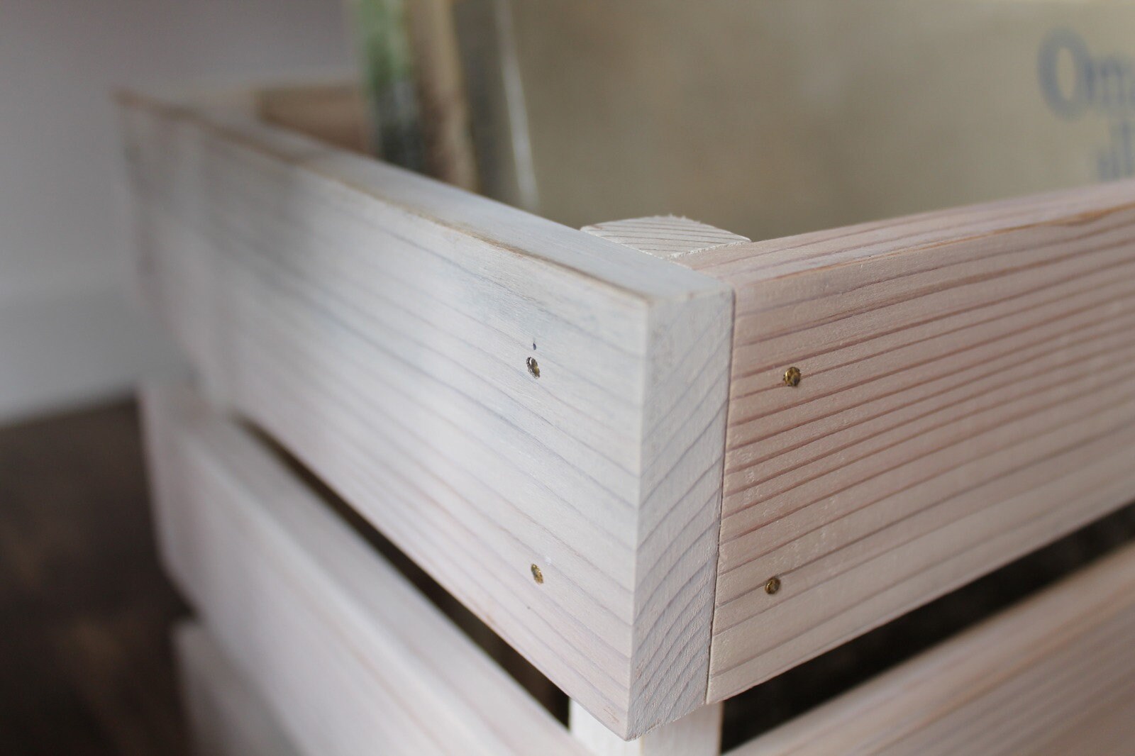 Multipurpose Pine Wood Storage Crate Handmade - Etsy