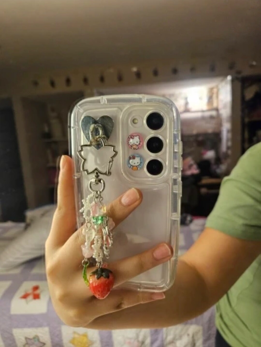 Heart Shaped Phone Charm Holder - Etsy