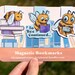 Bee Magnetic Bookmark Bee Sleeping on Books Book Lover, Bookish Gift ...