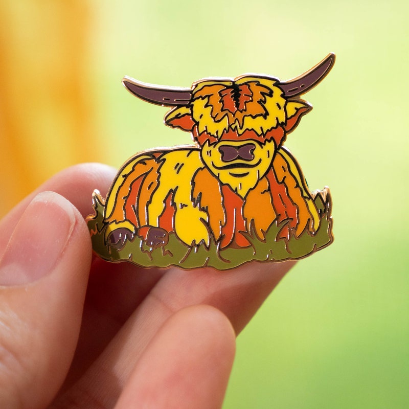 Cow Pin - Etsy
