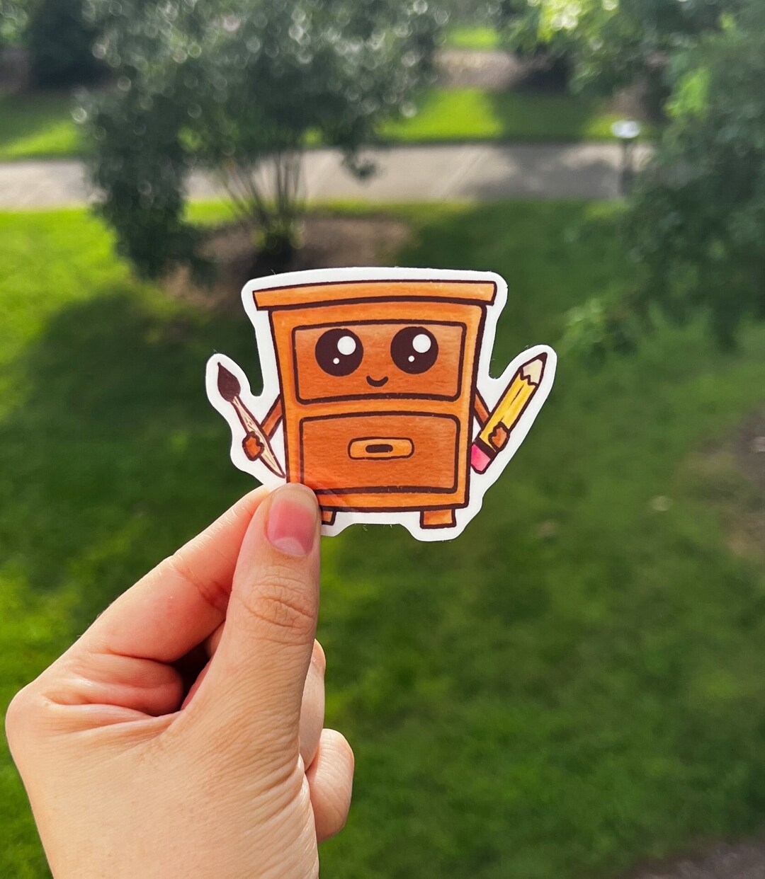 Good drawer Artist Sticker Die-cut Vinyl Water-resistant Sticker for ...