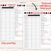 Canasta Score Sheet Print at Home and Play - Etsy