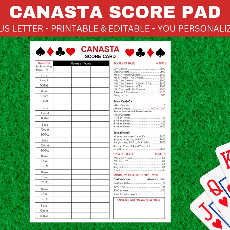 Samba Score Sheet Printable - Etsy