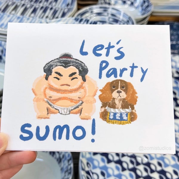 Sumo Card - Etsy