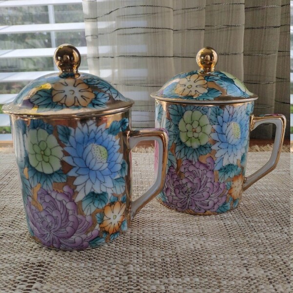 Vintage Tea Mugs - Etsy