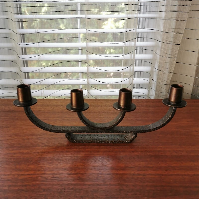 Hand Forged Candelabra - Etsy