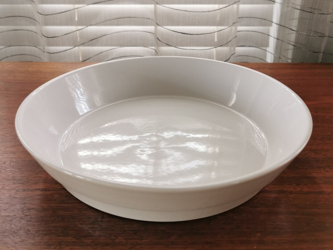 Cerutil Portugal Stoneware Baking Dish, Vintage Round Casserole Pie ...