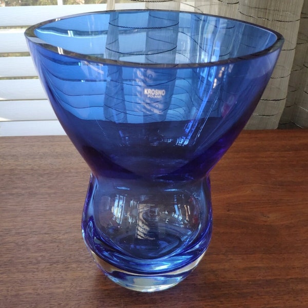 Krosno Crystal Vase - Etsy