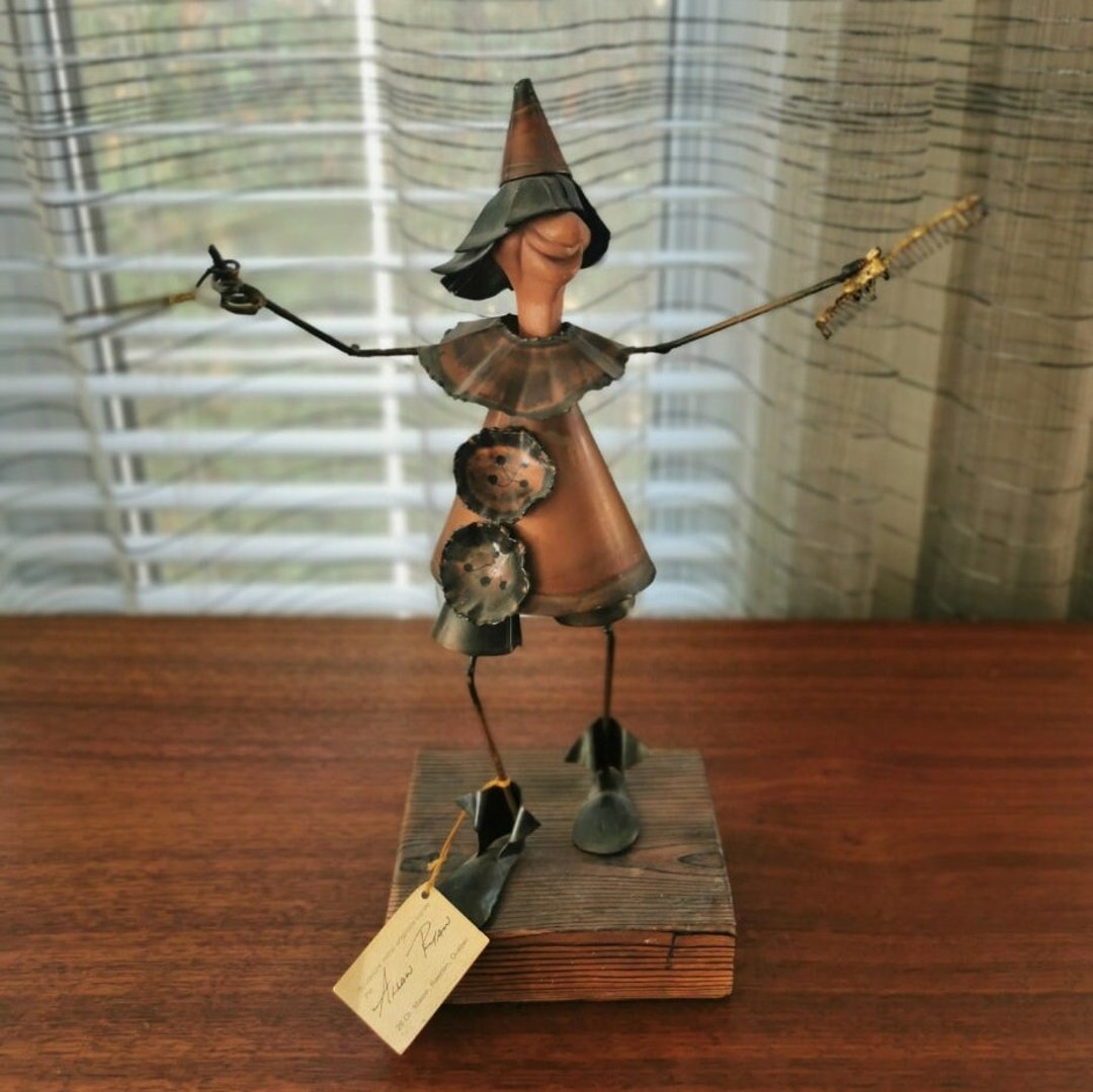 Allan Ryan Copper Brass Bronze Art Sculpture 13.5" Vintage Canadian ...