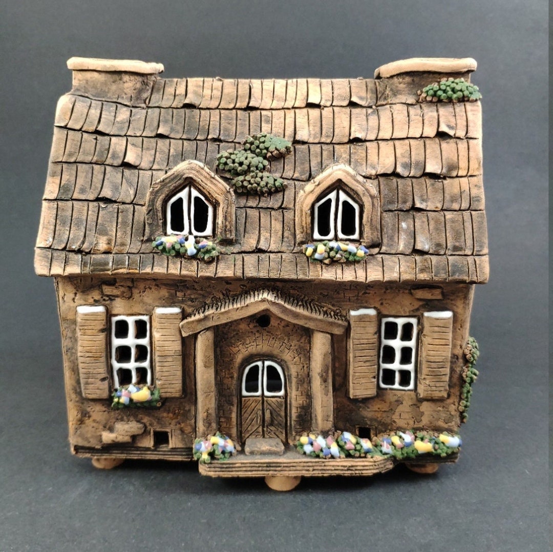 Country House Cottage by Midene Traimex Lithuanian Vintage Art Pottery ...
