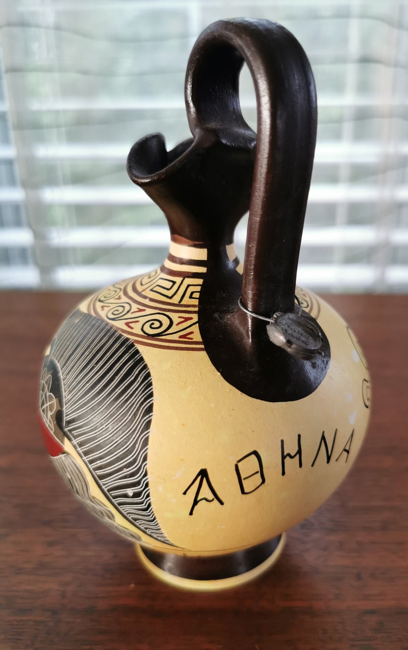 Ancient Greek Reproduction Vases Set of 2 Hand Painted - Etsy