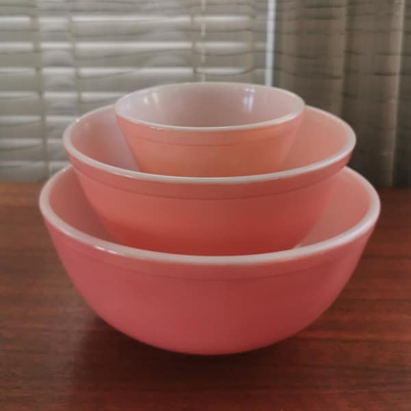 Pink Pyrex Bowls - Etsy