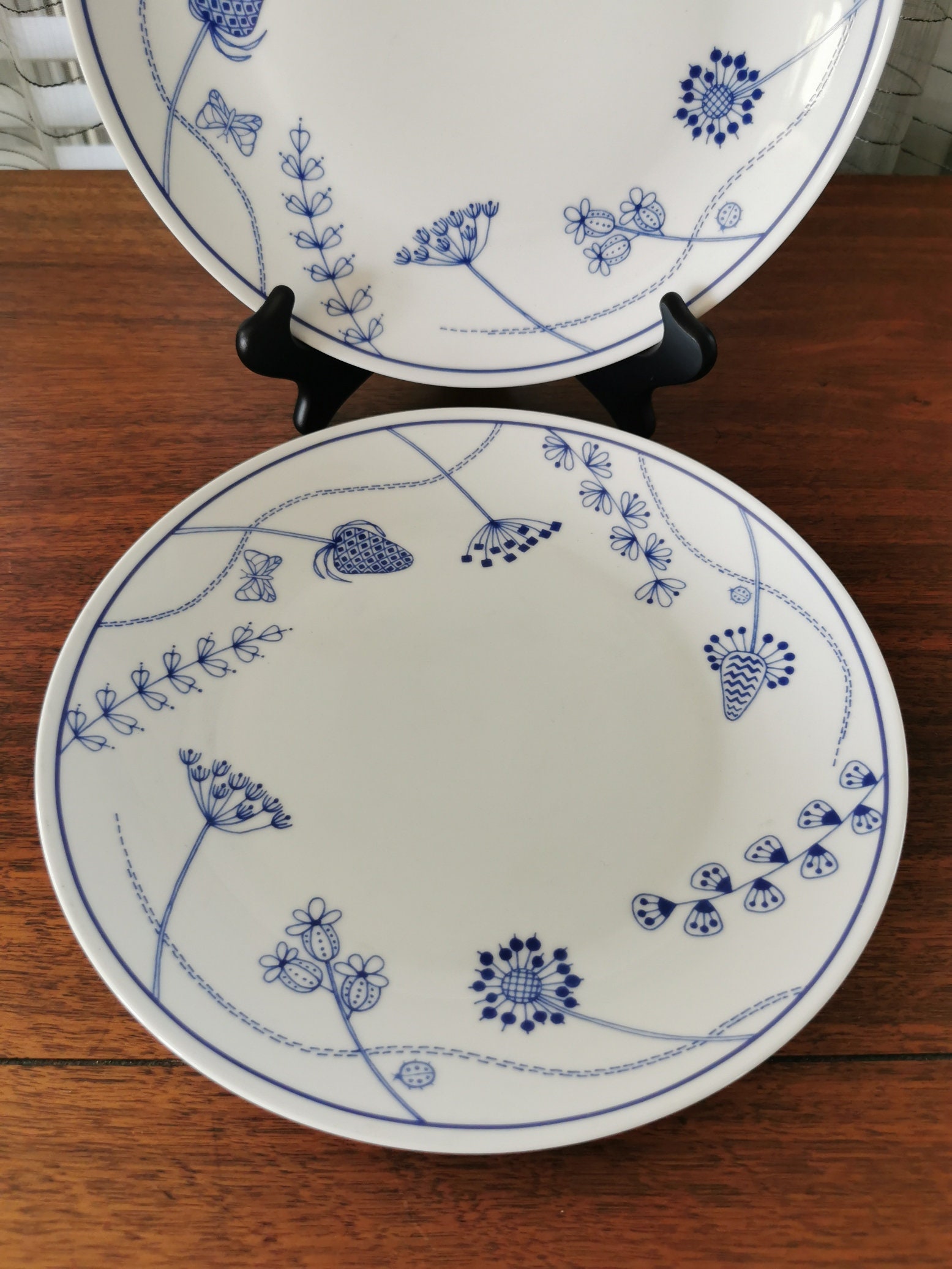 Bia Cordon Bleu Summer Garden Dinner Plates Set of 2 Vintage - Etsy
