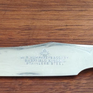 W. R. Humphreys Co Set of 5 Pieces Genuine Stag Antler Vintage Cutlery ...