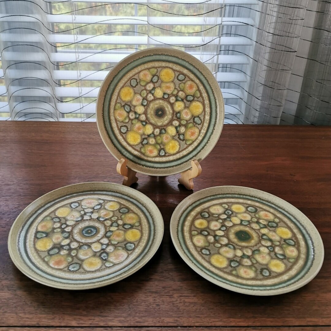 Franciscan England Reflections Plates Set of 3, Vintage Salad Plates, 3 ...