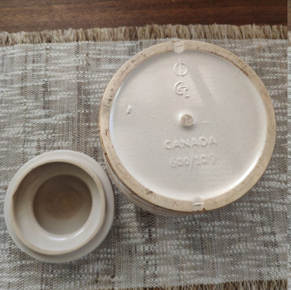 Beauce Art Pottery Canister Genin Trudeau Vintage Cookie Jar - Etsy Canada