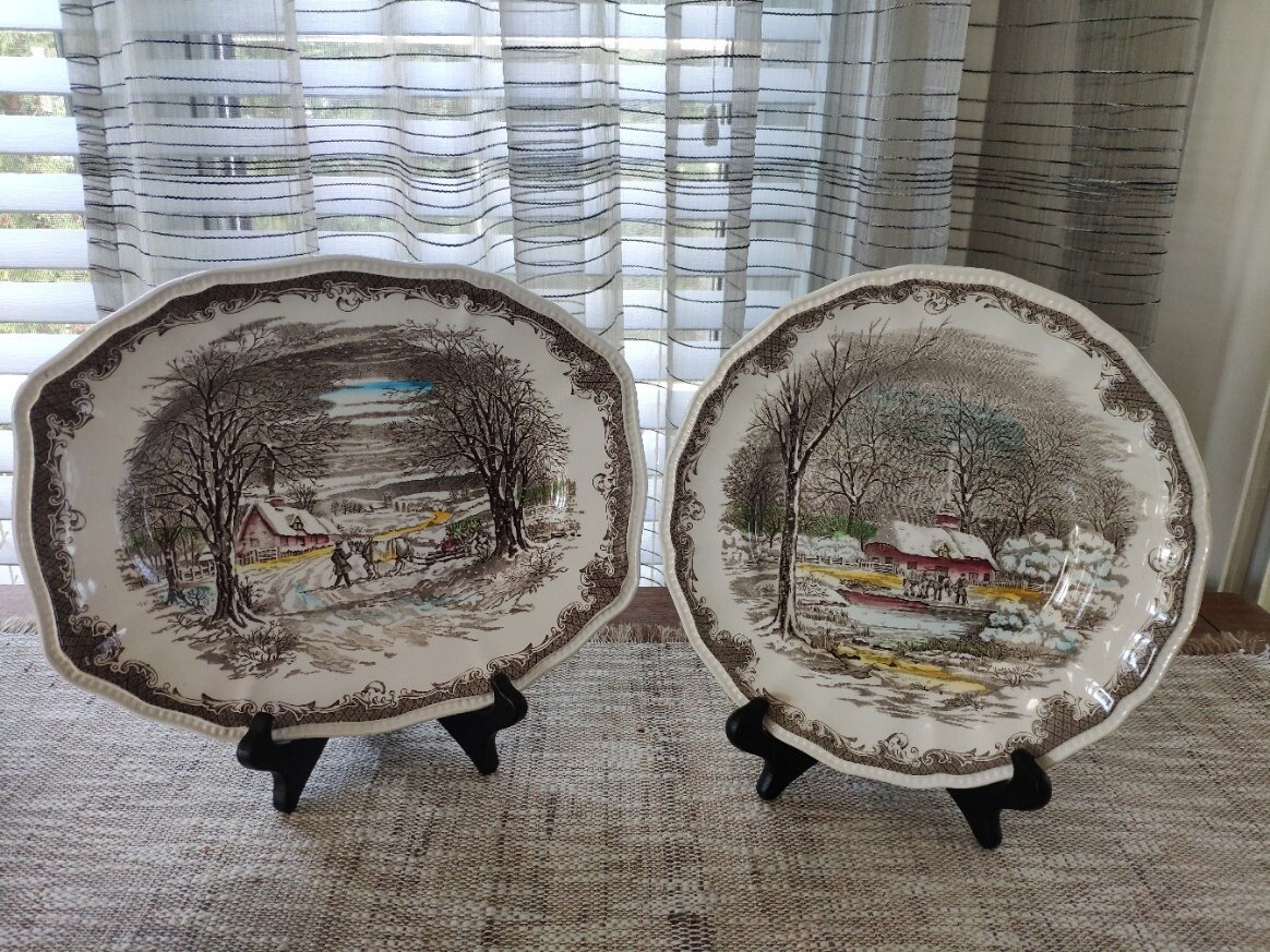 Kensington England Shakespeare's Sonnet Serving Plates Set of 2, Anne ...