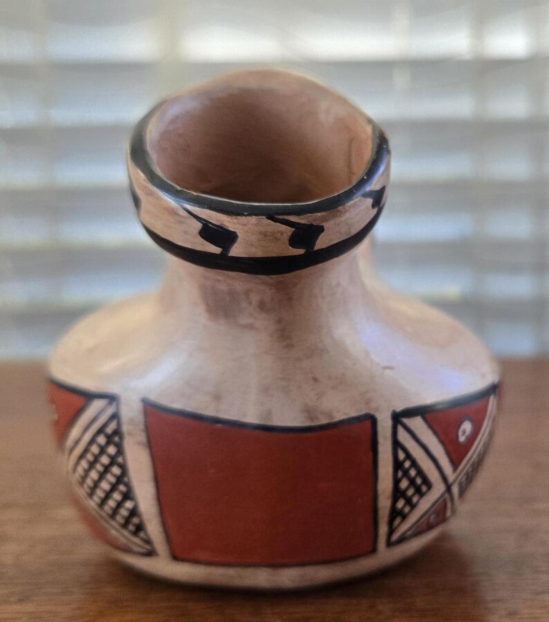Pre Columbian Diaguita Duck Jug Reproduction, Hand Painted Chile ...