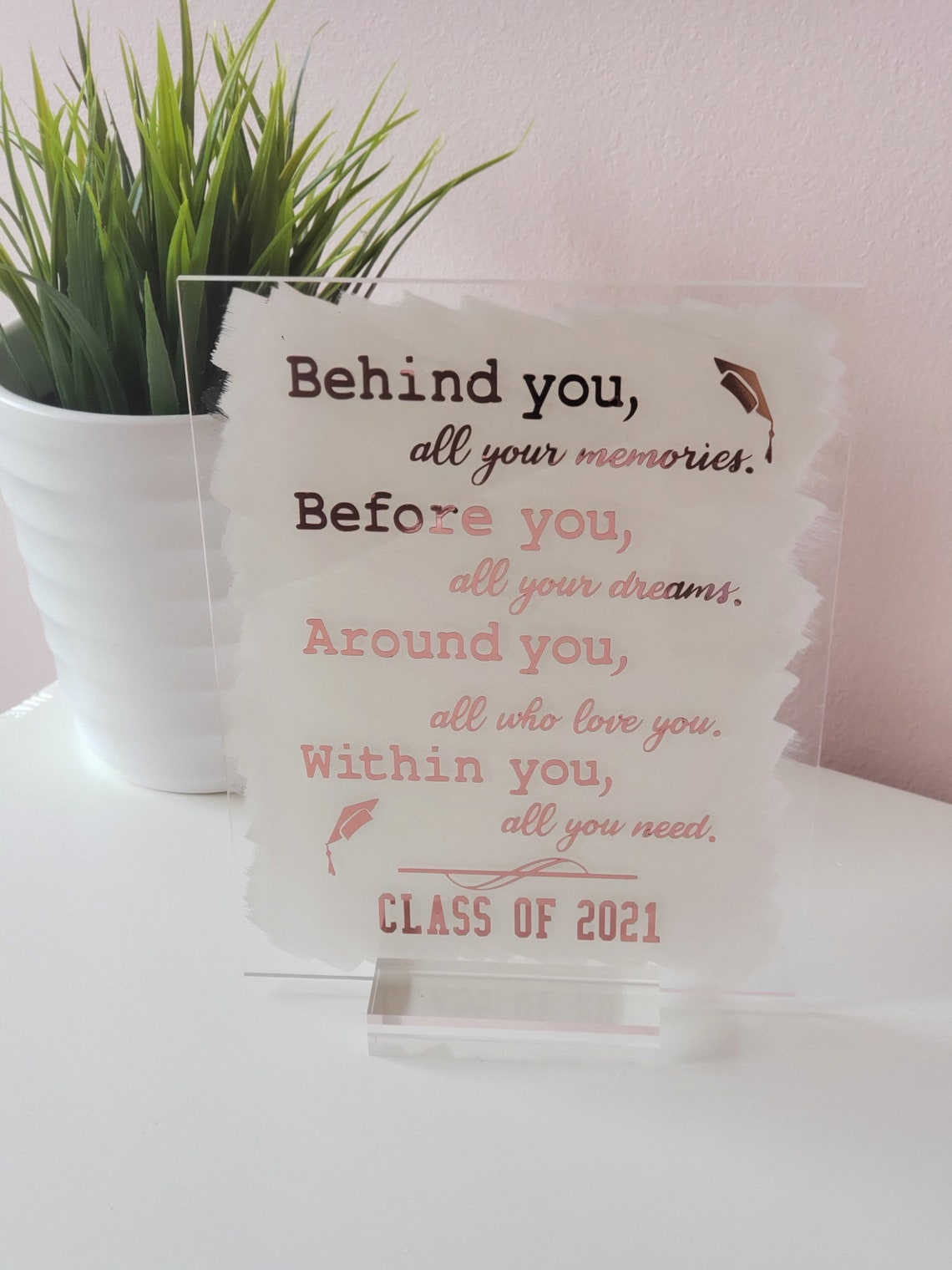 College Graduation Gift Acrylic Sign Gift for Her Gift for - Etsy