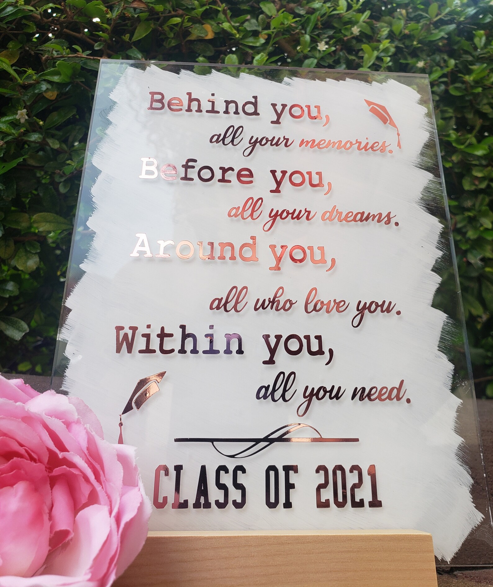 College Graduation Gift Acrylic Sign Gift for Her Gift for - Etsy