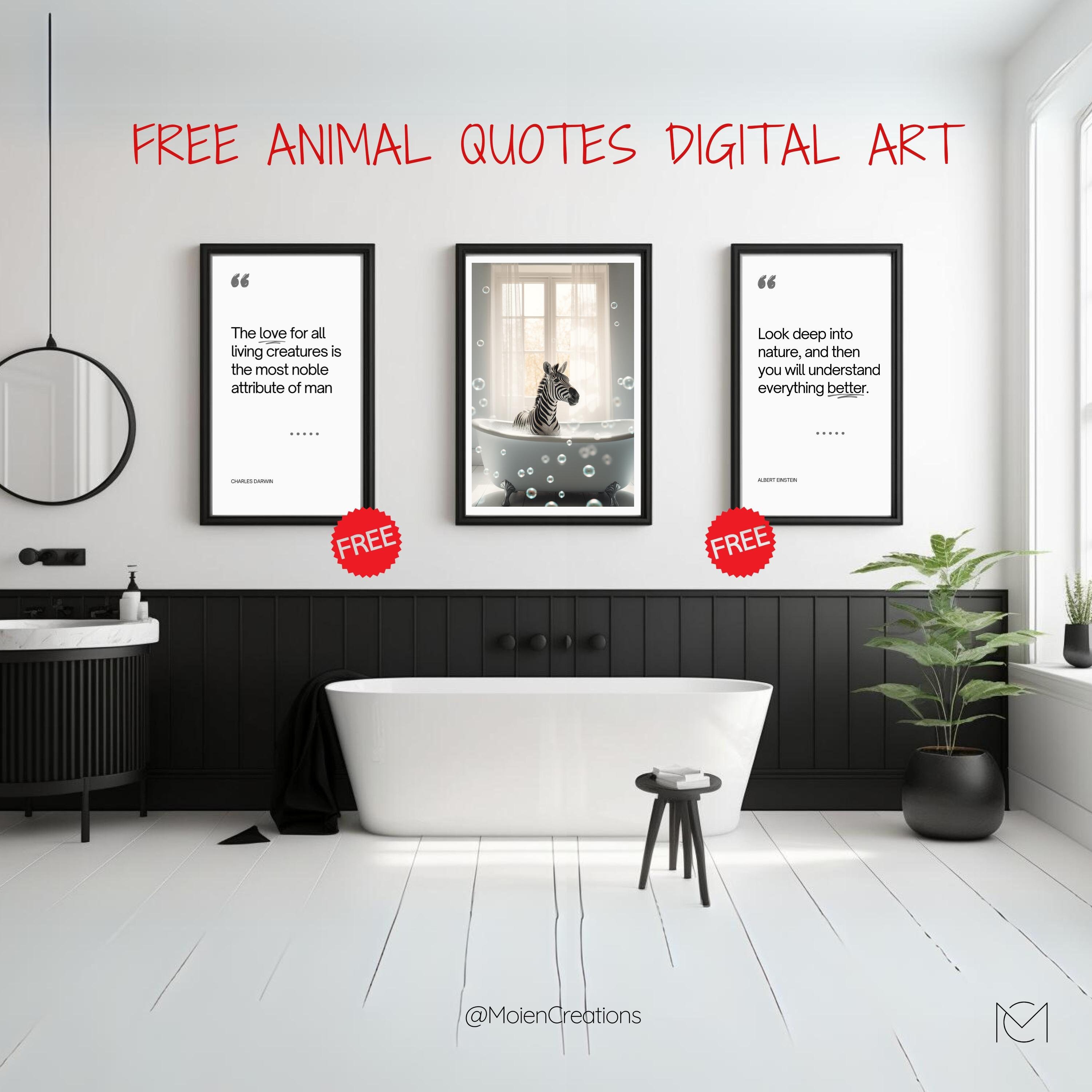 Zebra Wall Art - Whimsical Animal Decor, Zebra Art Print, Zebra Gifts ...