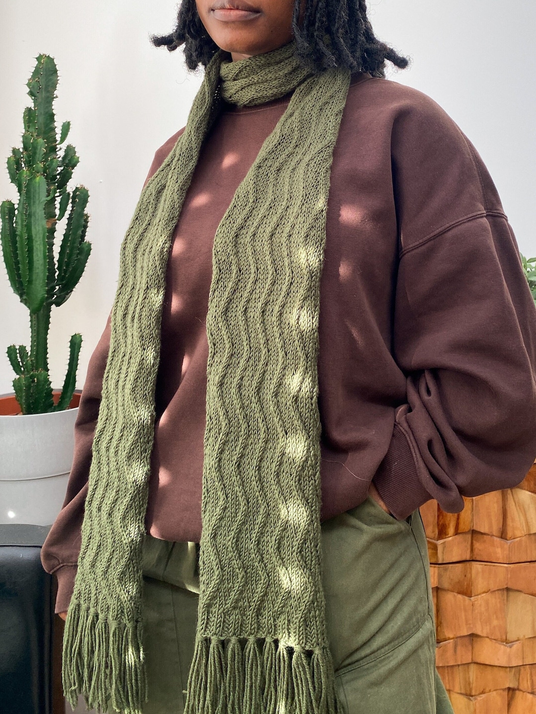 Vector Scarf Knitting Pattern - Etsy
