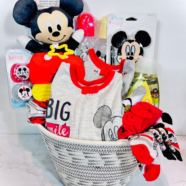 Mickey Mouse Basket - Etsy