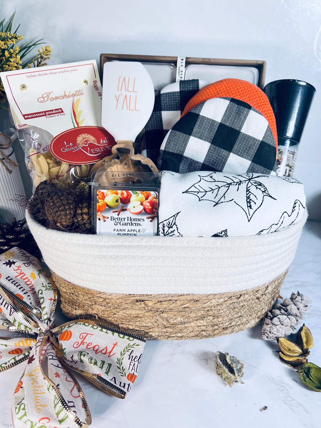 Autumn Housewarming, Host, Realtor, Themed Gift Basket - Etsy