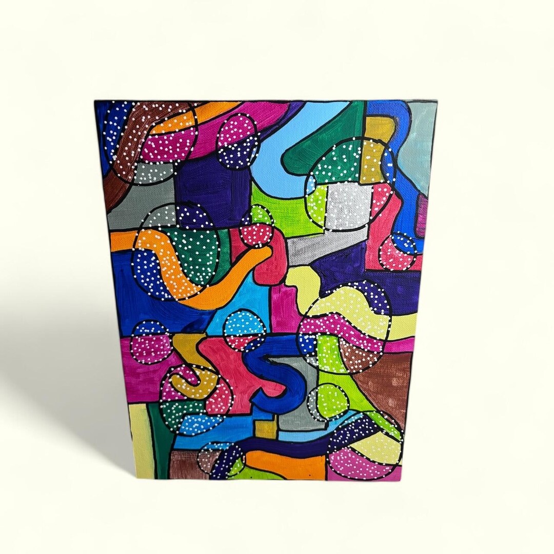 Fun Modern Art to Add to Your Collection. Hand Painted and Ready to Be ...