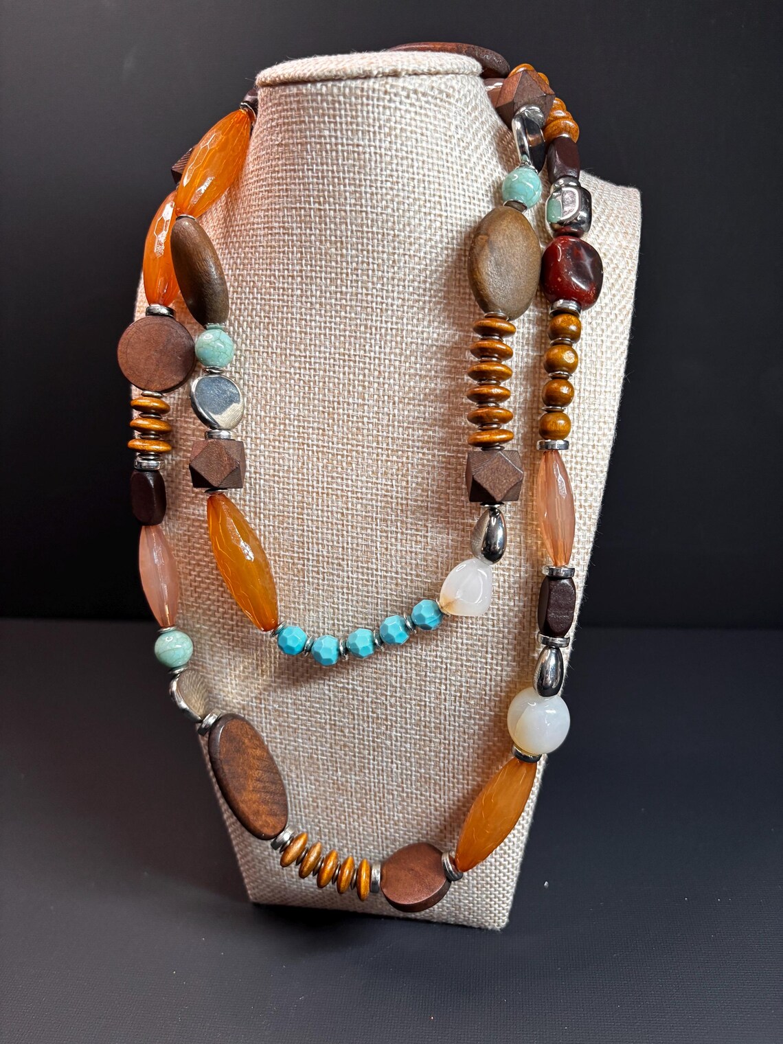 Vintage Beggars Beads Necklace: Multi Strand, MCM Design - Etsy