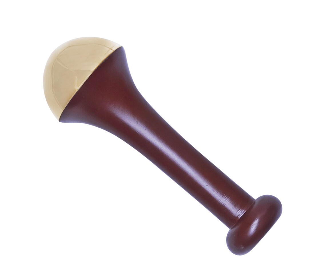 Original Ayurveda Kansa Wand Massager Tool With Teak Wood Handle (size ...