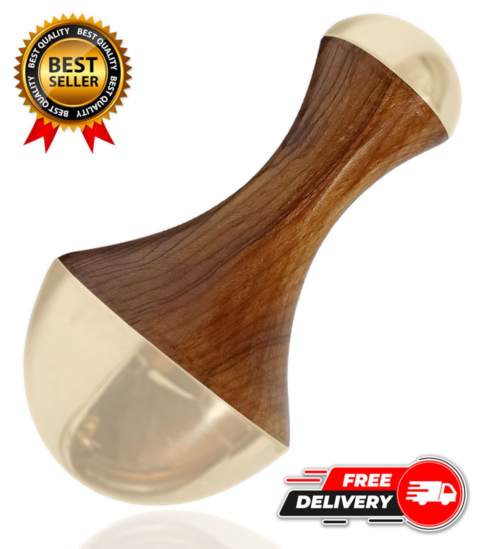 Ayurvedic Kansa Wand Massager: 2-in-1 Face, Foot & Body Detox Tool - Etsy