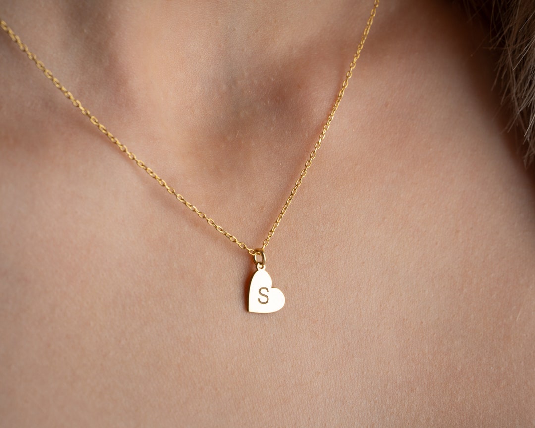 Custom Engraved Heart Necklace, Special Heart Pendant, Heart-shaped ...