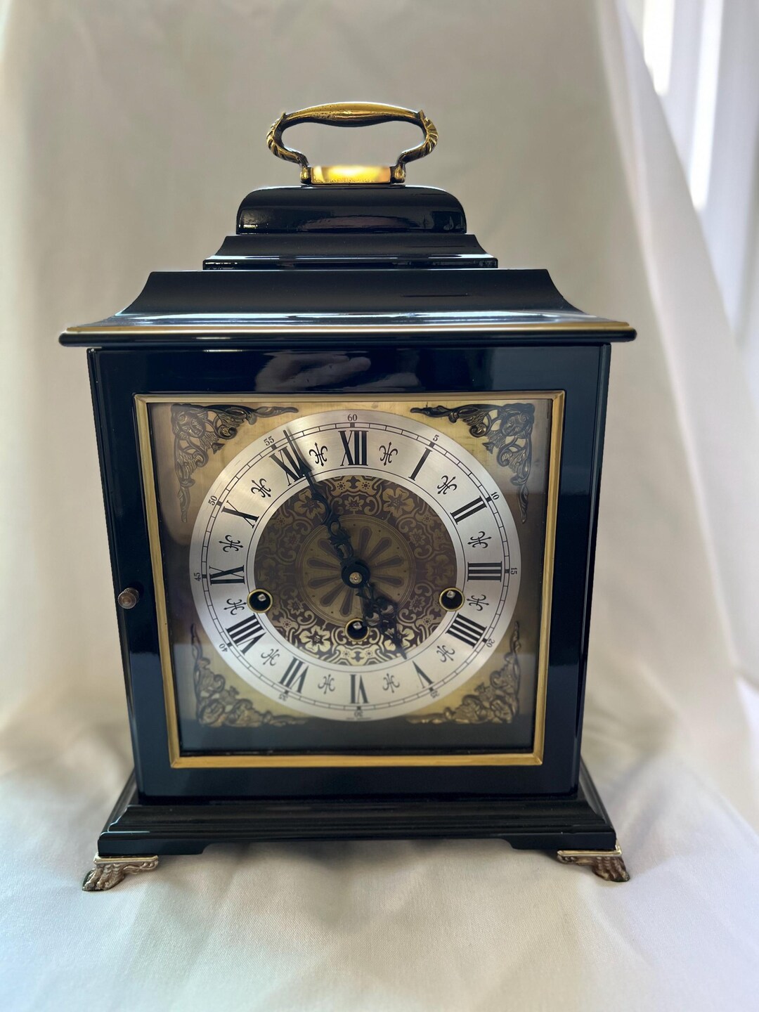 Vintage W. Haid German Mantle Clock/ Vintage West-german Mantel Clock W ...