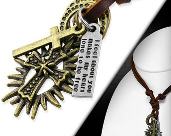 Spiky Cross Necklace - Etsy