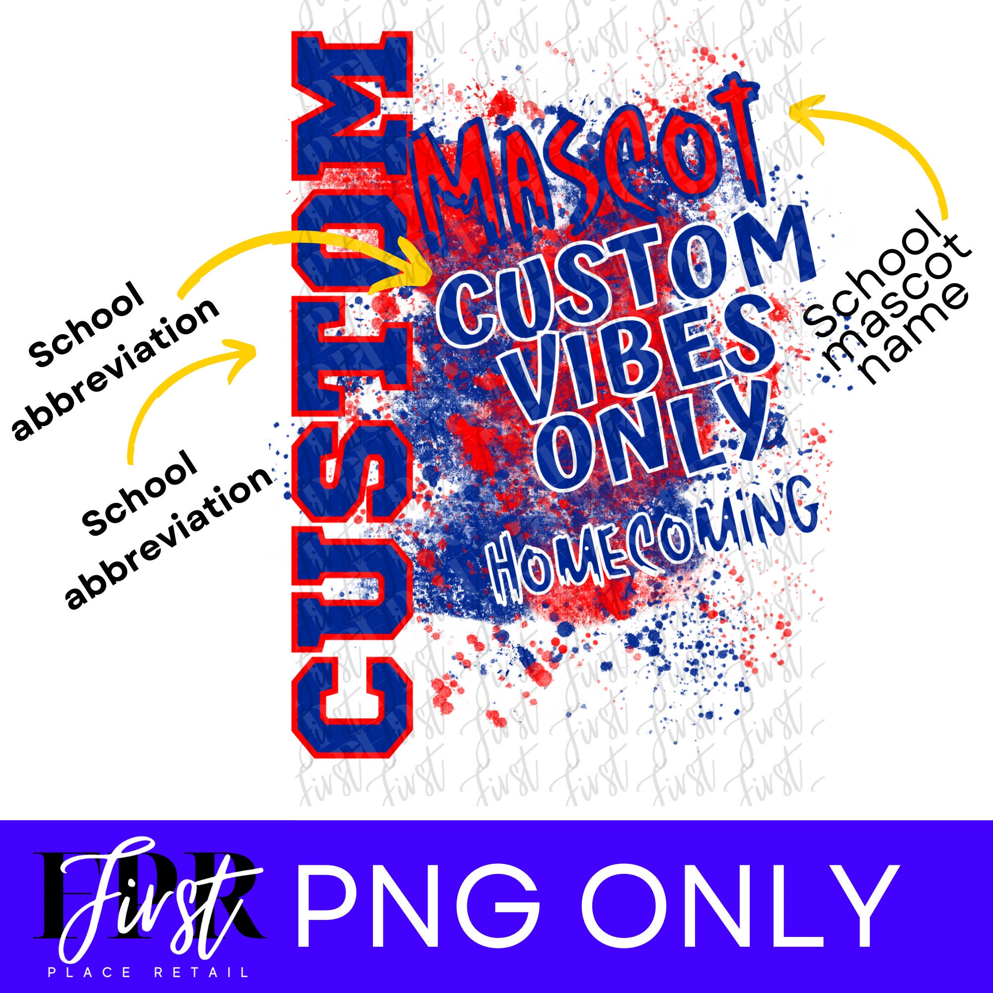 Custom Homecoming Vibes Only - Printable Png ONLY for Iron on Transfer ...