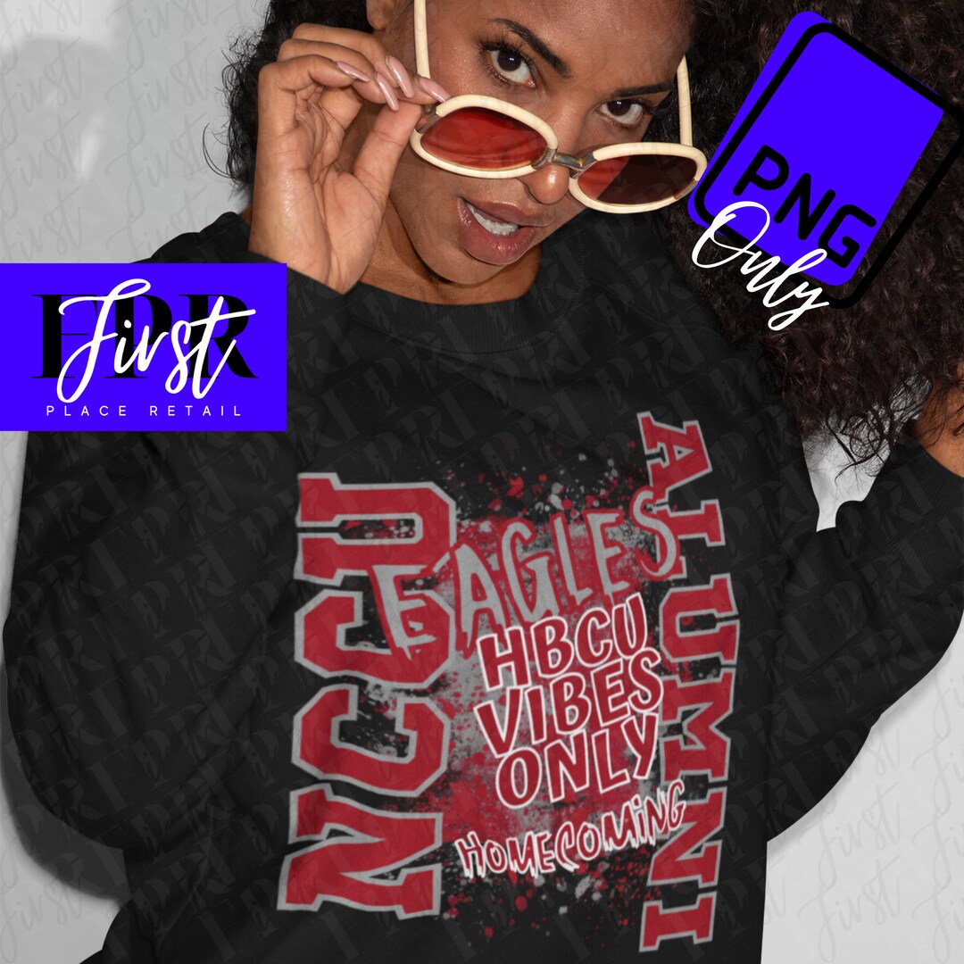 NCCU Alumni HBCU Vibes Only - Homecoming Printable Png ONLY for Iron on ...