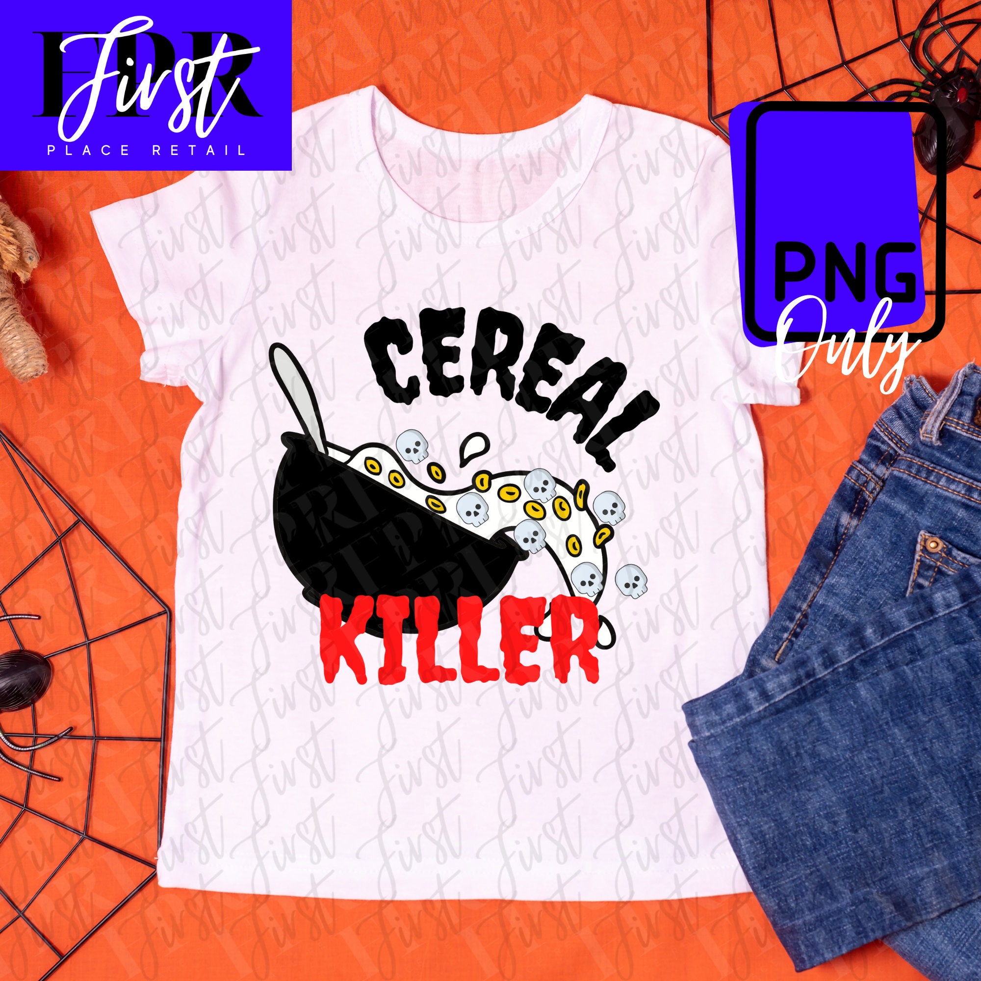 Cereal Killer Printable Png for Iron on Transfer. Instant Download ...