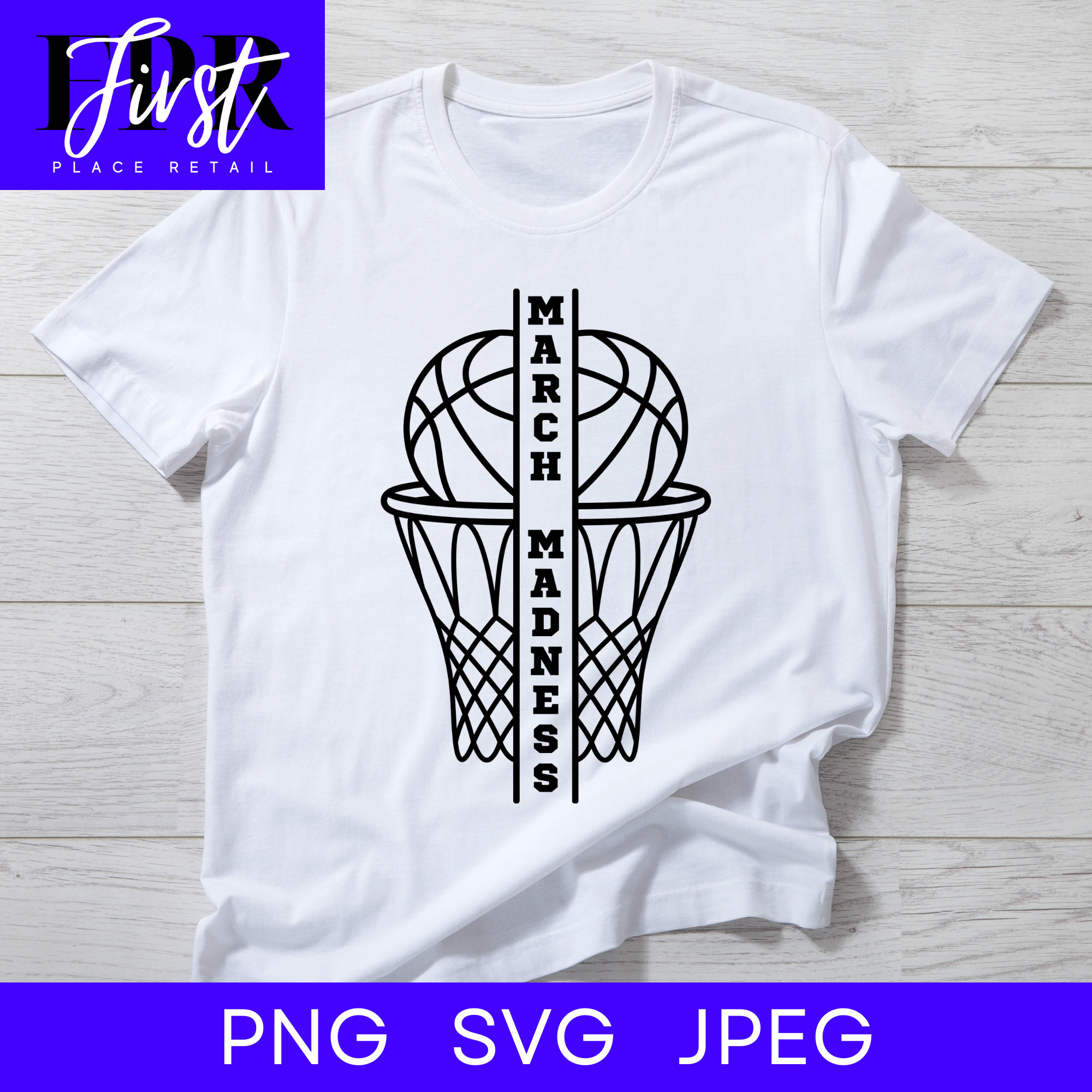 March Madness Svg Cut File, Printable Png and Jpeg for Iron on Transfer ...