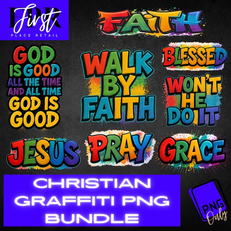 Png Christian Graffiti - Etsy