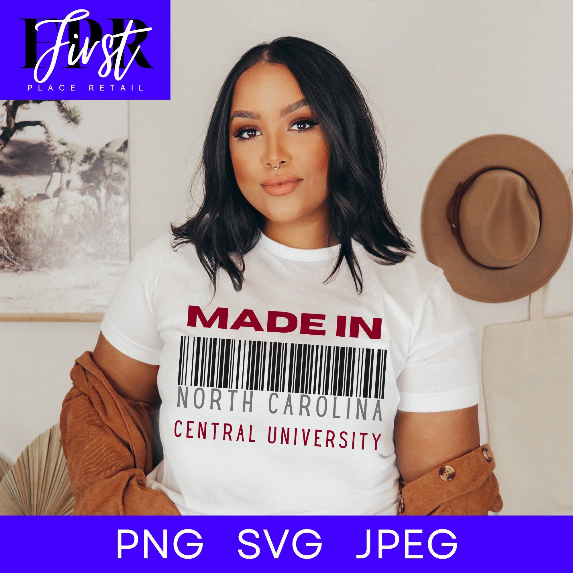 Made in North Carolina Central University Svg Cut File, Printable Png ...